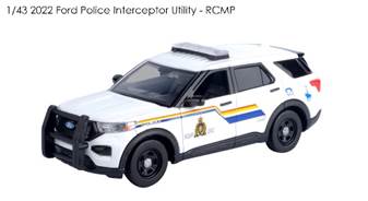 Motormax 43 scale 2022 Ford Police Interceptor Utility - RCMP | Custom ...