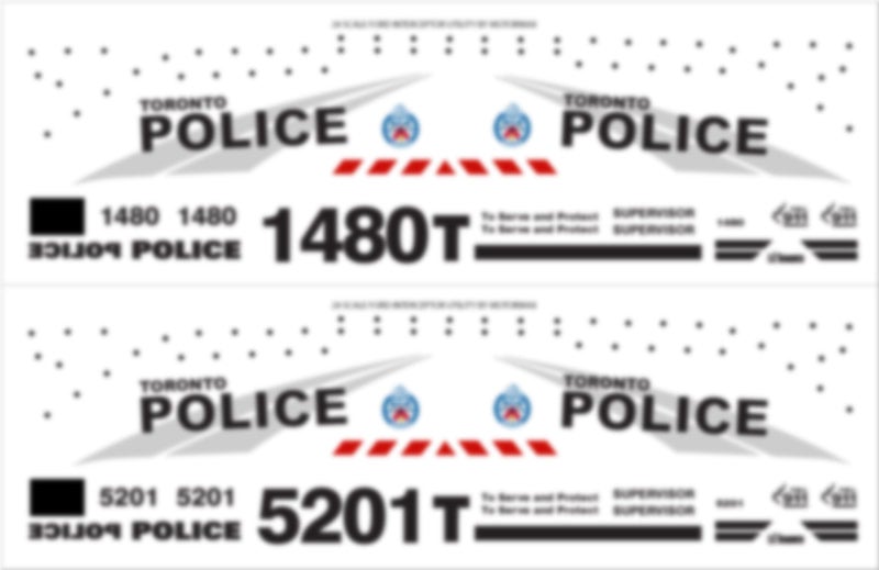 Toronto Police Service - Waterslide decals for 2022 Ford Interceptor ...